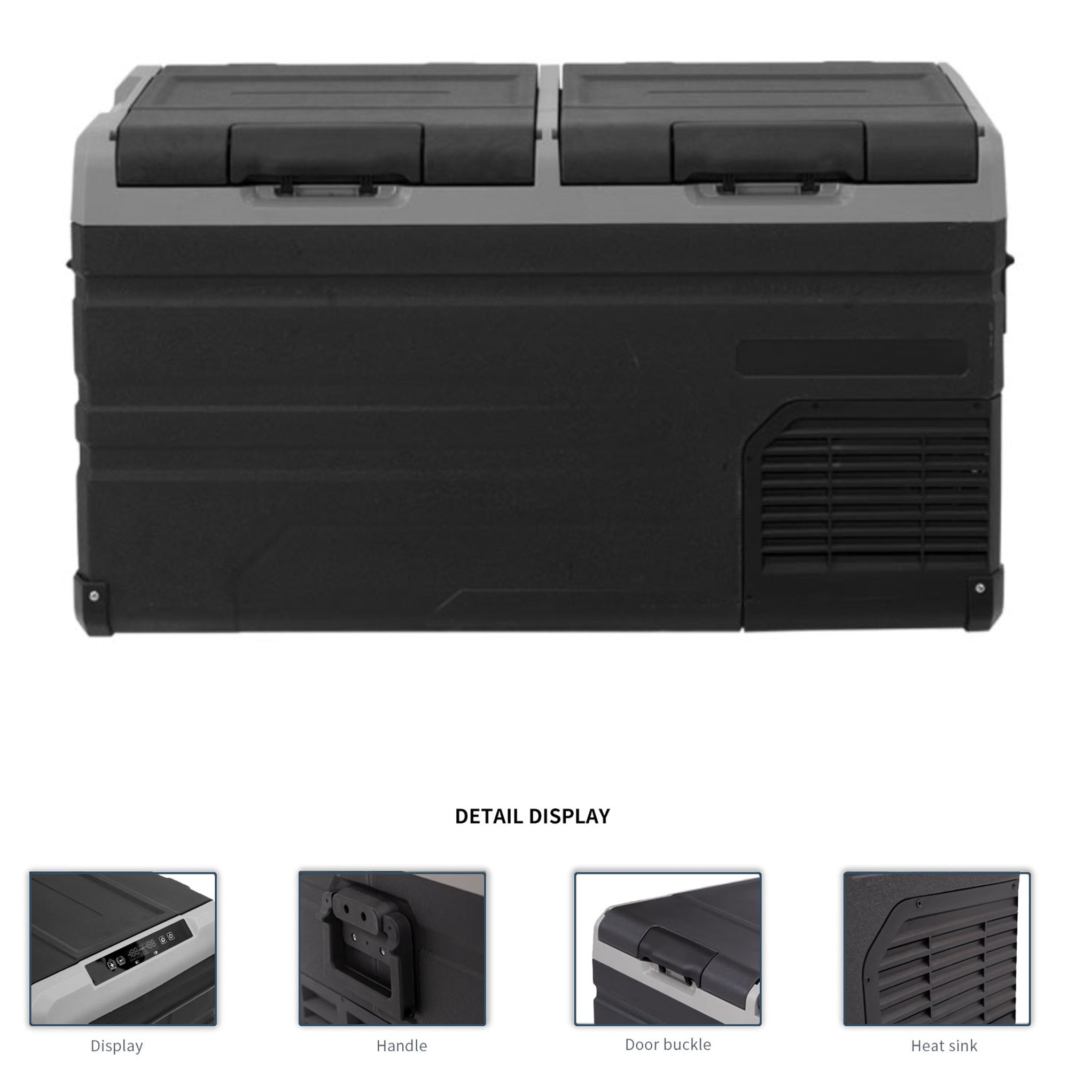 Alpicool Fridge / Freezer 95L Double Door — Evorevo4x4