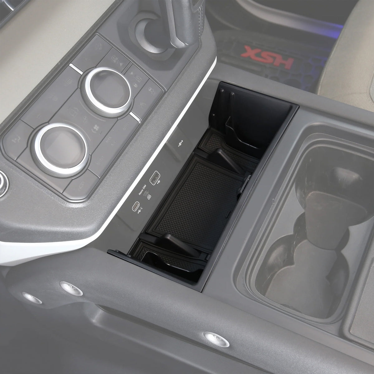 Land Rover Defender Centre Console Storage Tray — Evorevo4x4