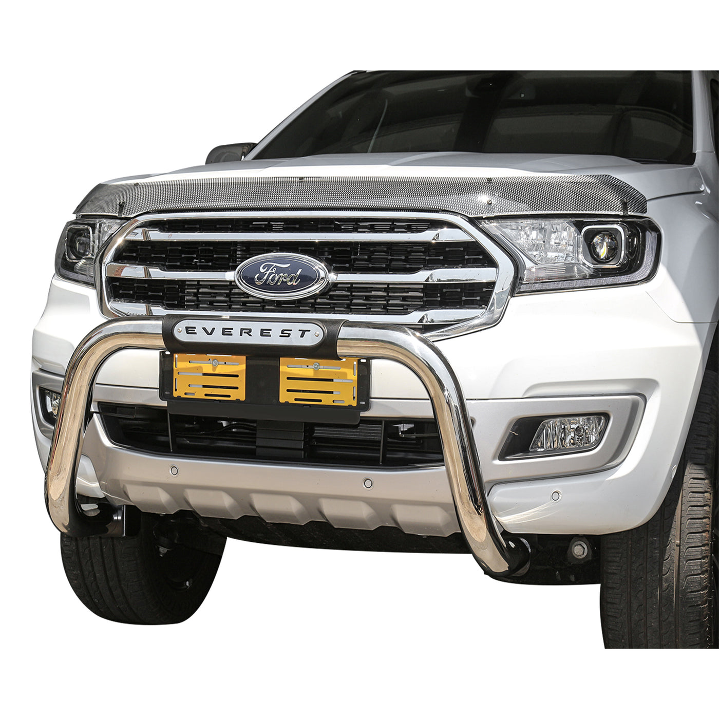 Ford Everest Nudge Bar Stainless Premium 2016+ PDC — Evorevo4x4