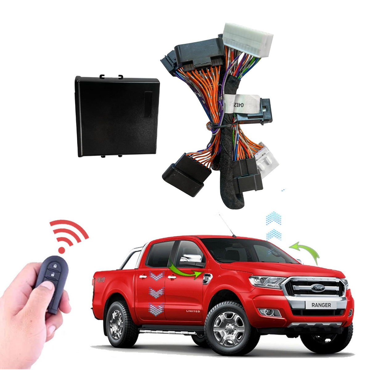 Ford Ranger Auto Window and Mirror Module 2016+ — Evorevo4x4