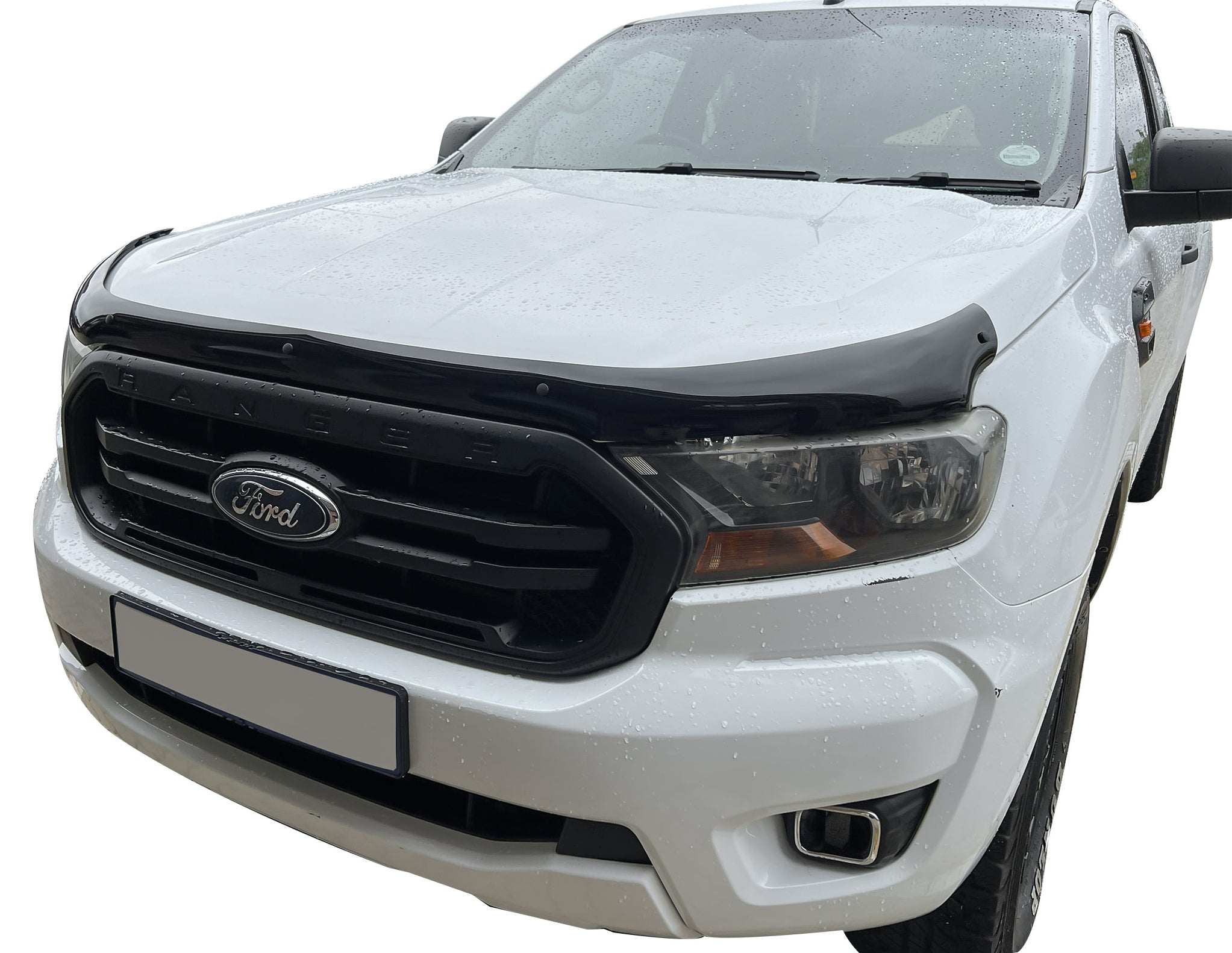 Ford Ranger Bonnet Guard Matt Black 2016+ — Evorevo4x4