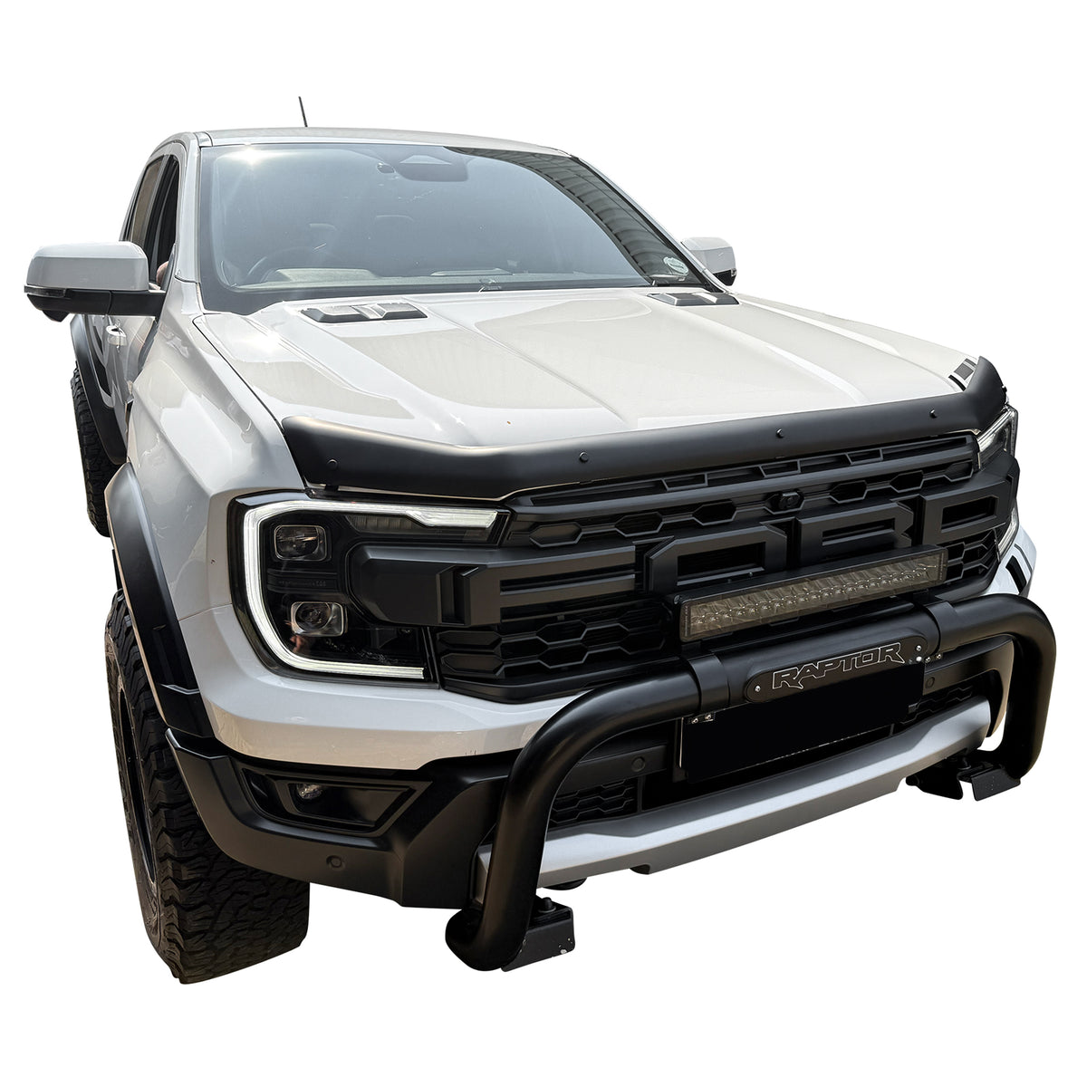 Ford Ranger Bonnet Guard Matt Black 2022+ — Evorevo4x4