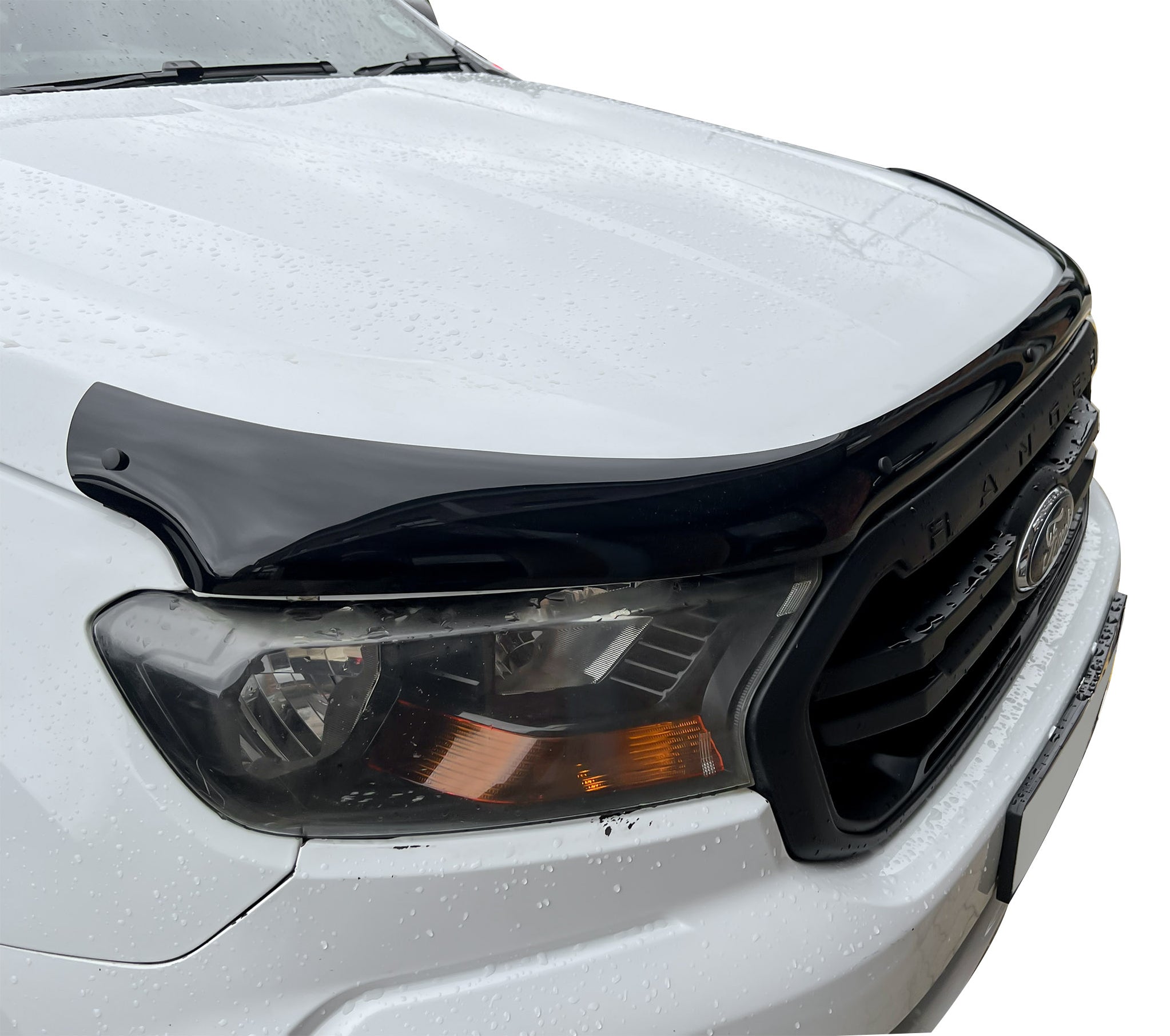 Ford Ranger Bonnet Guard Matt Black 2016+ — Evorevo4x4