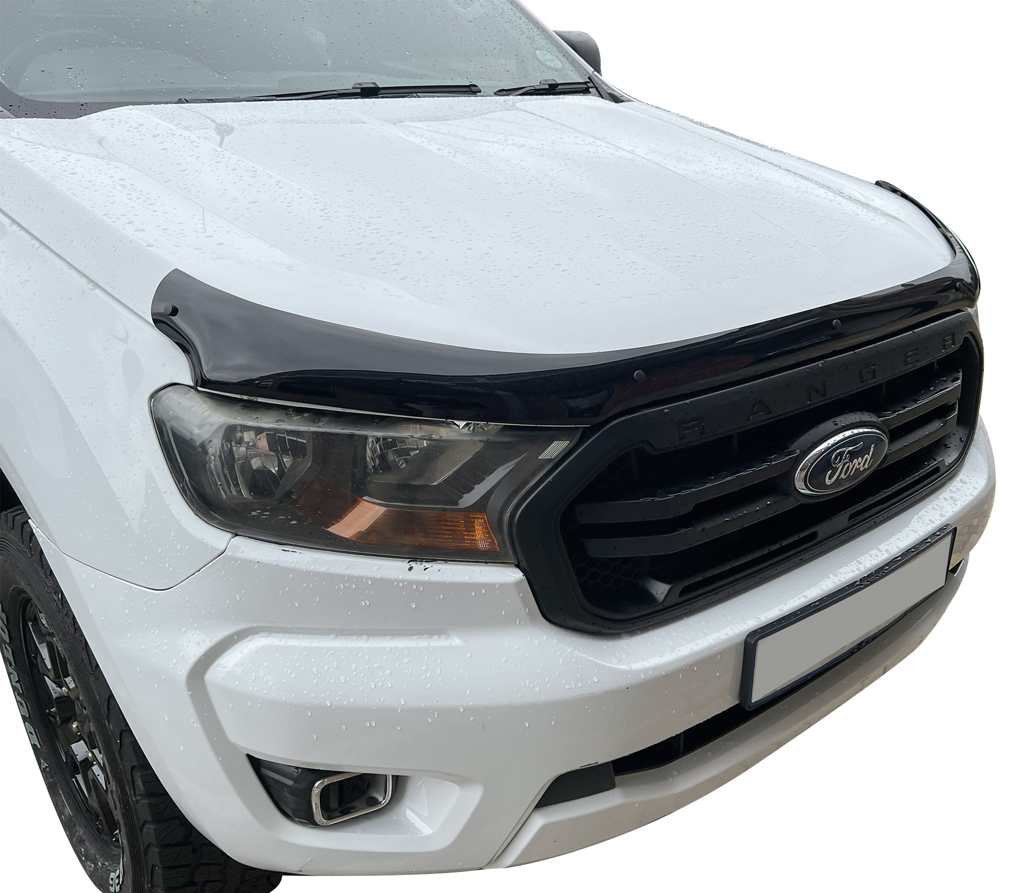Ford Ranger Bonnet Guard Matt Black 2016+ — Evorevo4x4