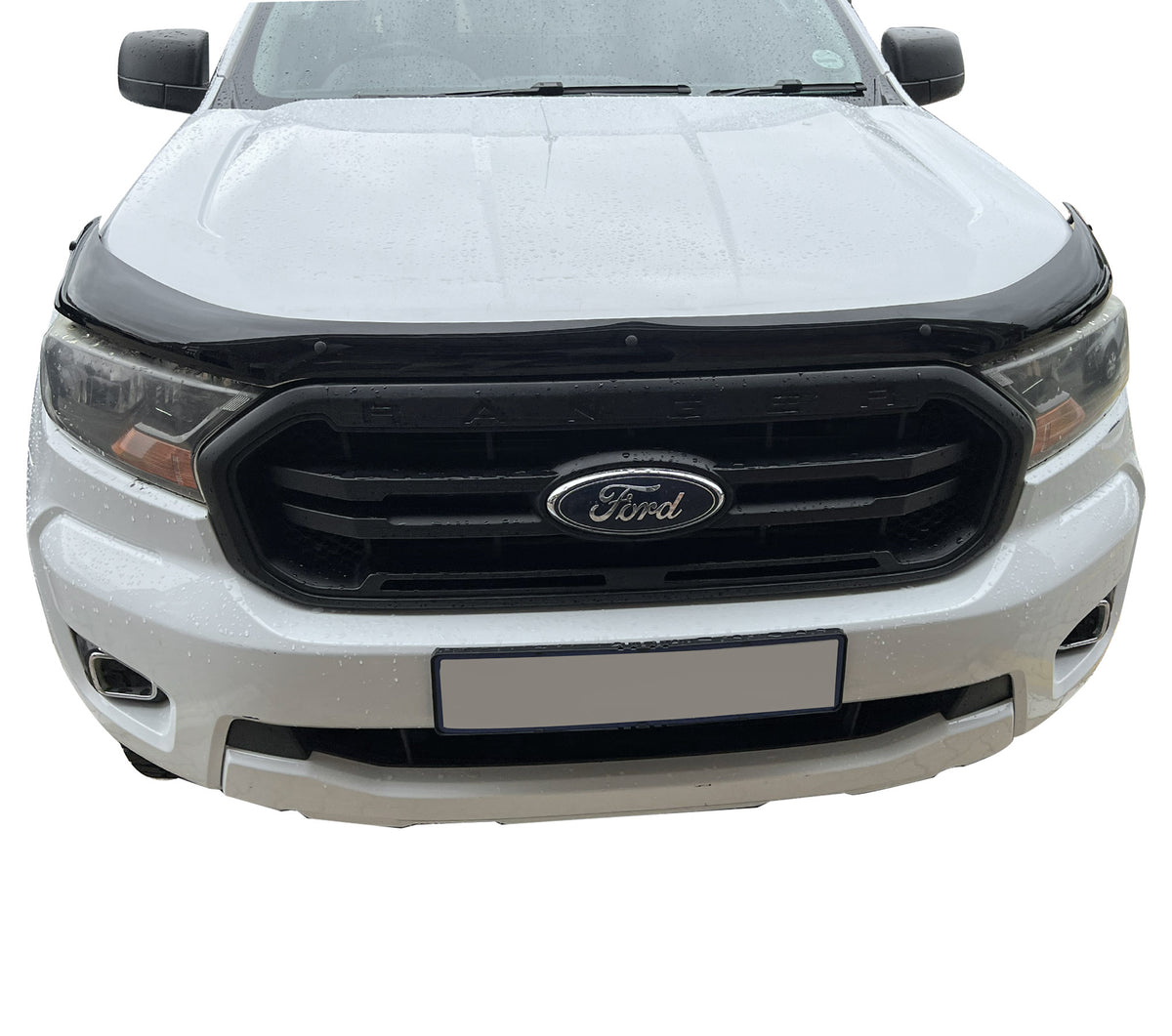 Ford Ranger Bonnet Guard Matt Black 2016+ — Evorevo4x4