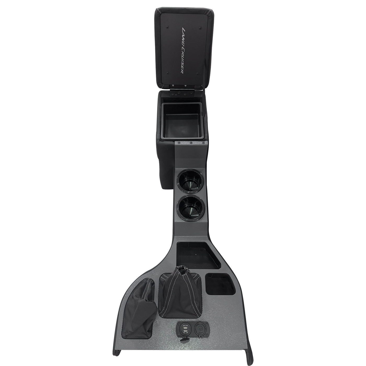 Toyota Land Cruiser Centre Console Arm Rest Black — Evorevo4x4