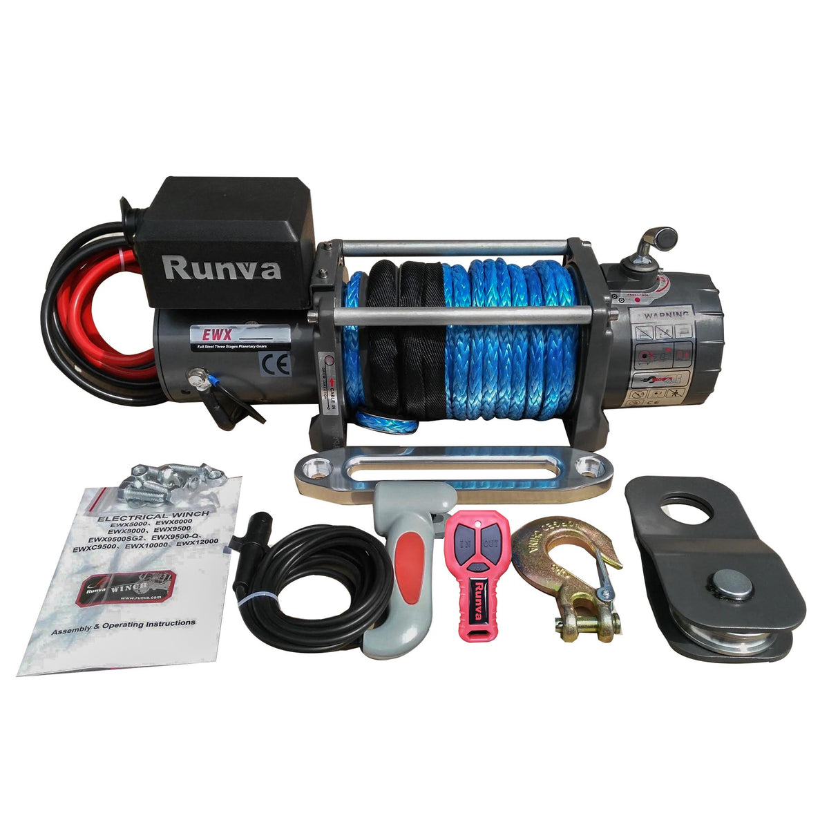 Runva Winch Synthetic Rope 9500LBS (4309Kg) — Evorevo4x4