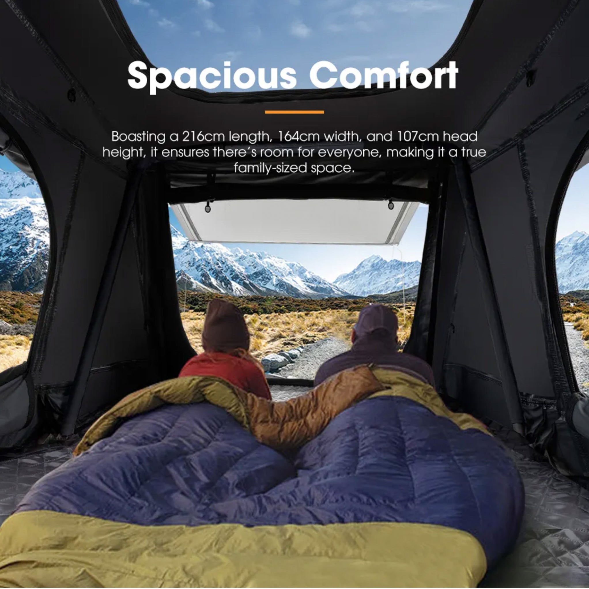 San Hima Roof Top Tent 3-4 Persons — Evorevo4x4
