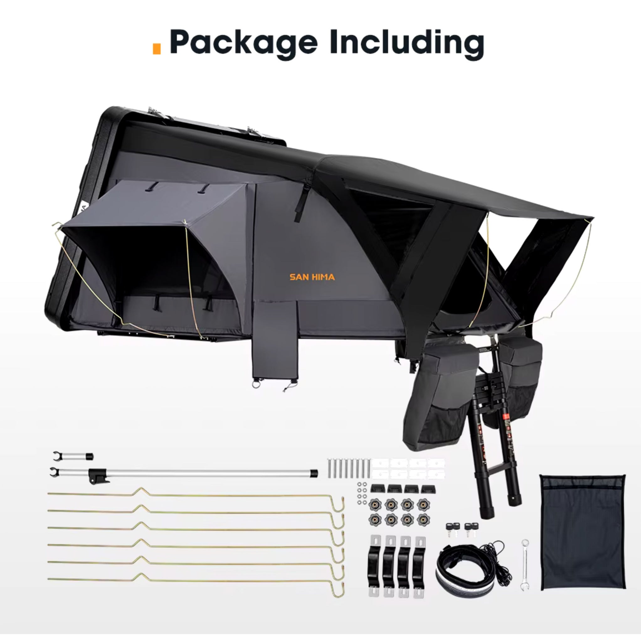 San Hima Roof Top Tent 3-4 Persons — Evorevo4x4