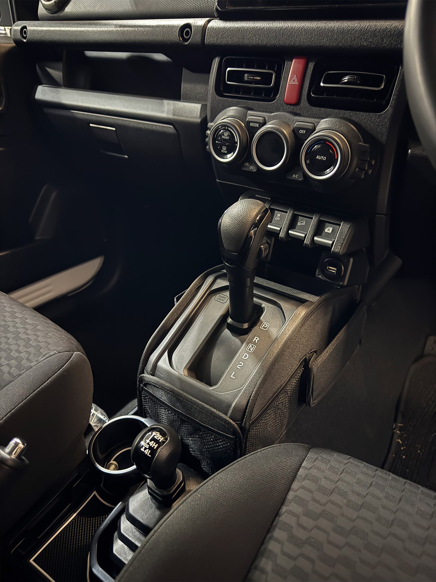 Suzuki Jimny Automatic Console Storage Organiser Gen 4 — Evorevo4x4