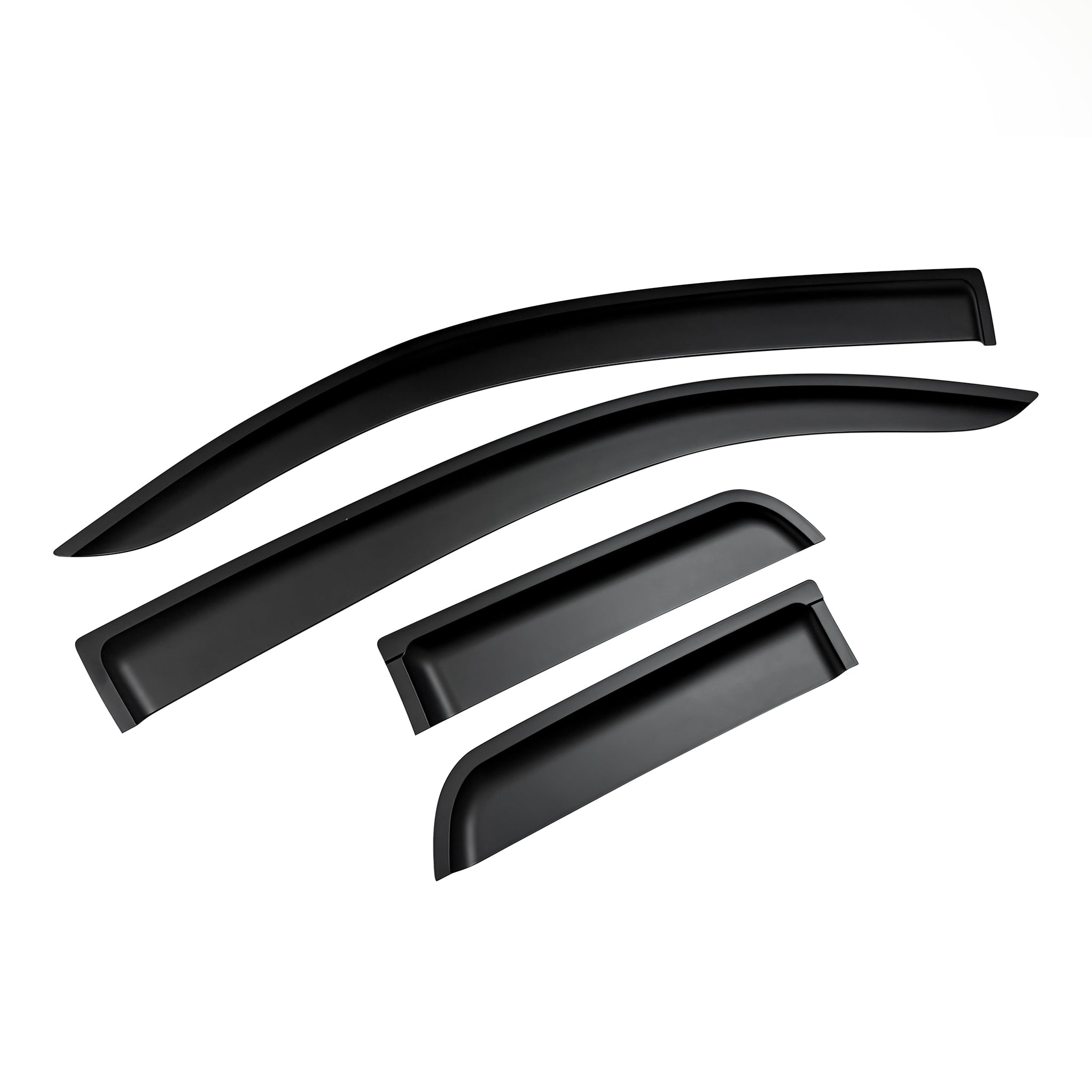 Toyota Hilux Window Shields Matt Black Extended Cab 2016+ — Evorevo4x4