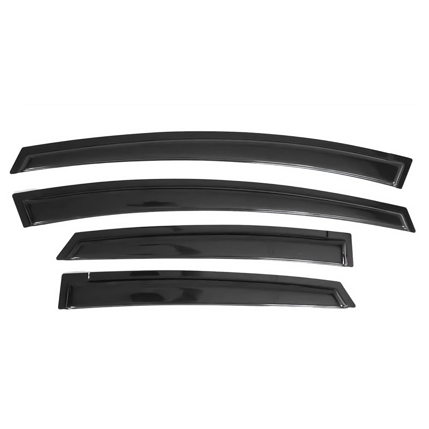 Toyota Hilux Window Shields Gloss Black Doublecab 2016+ — Evorevo4x4
