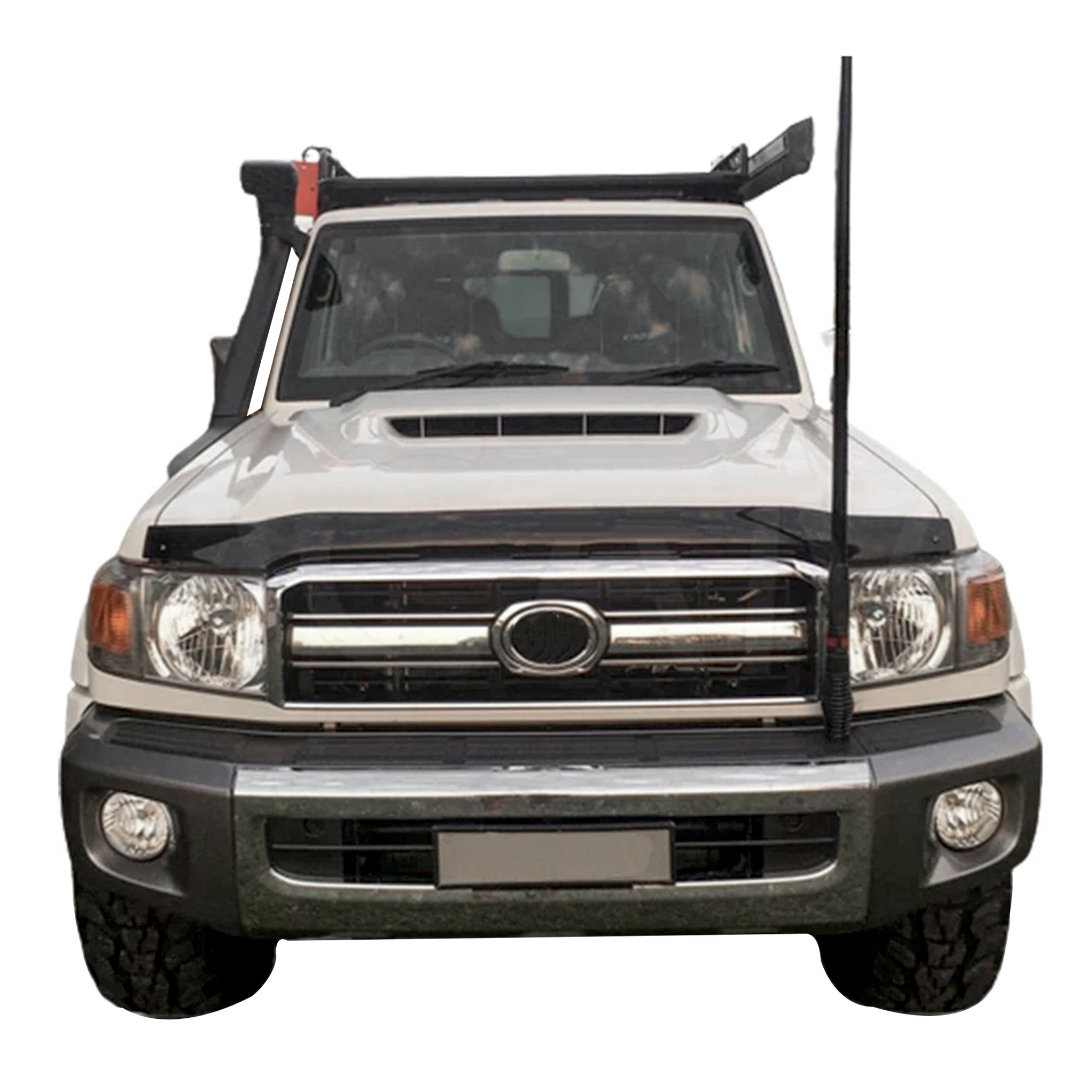 Toyota Land Cruiser Bonnet Guard Black — Evorevo4x4