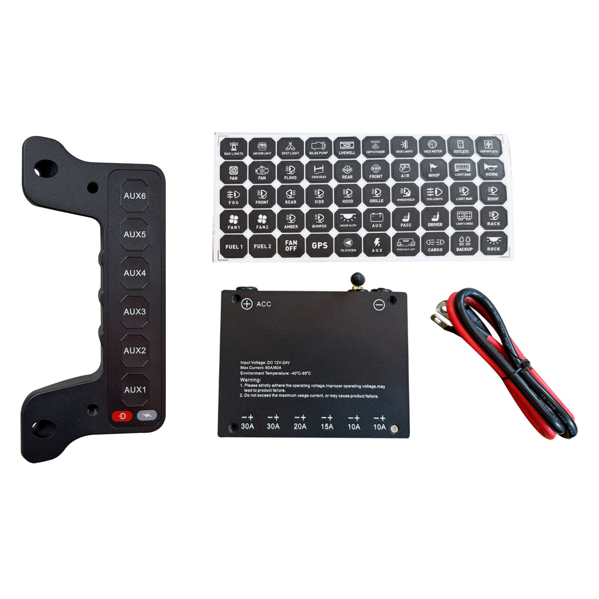 Toyota Land Cruiser Grab Handle Switch Panel Wireless 6 Gang 70 Series ...