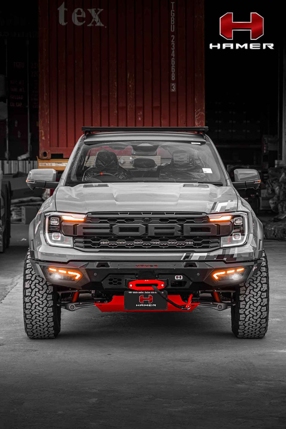 Ford Ranger Raptor Hamer Front Replacement Bumper 2023+ — Evorevo4x4