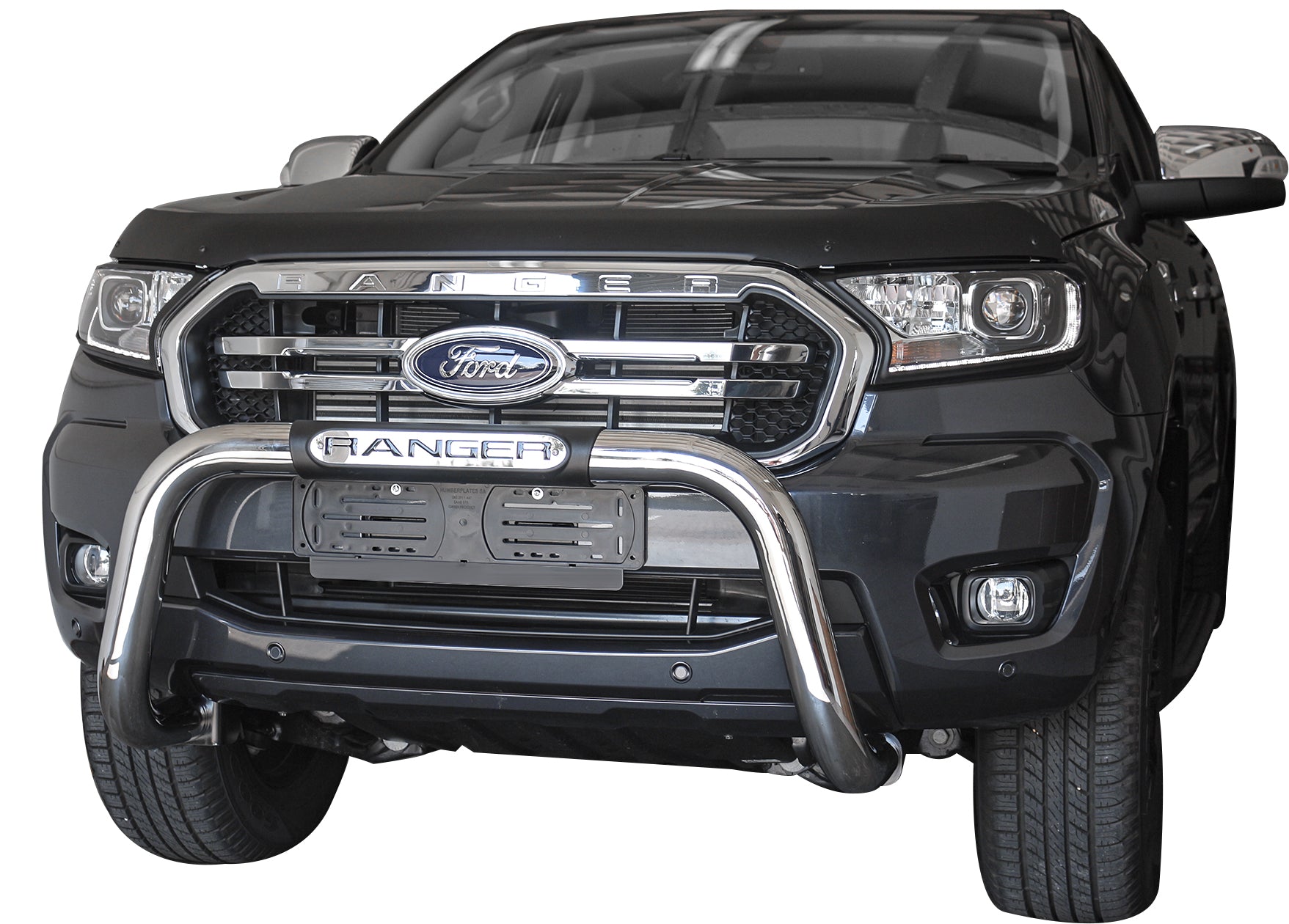 Ford Ranger Nudge Bar 2016+ Stainless Premium PDC — Evorevo4x4