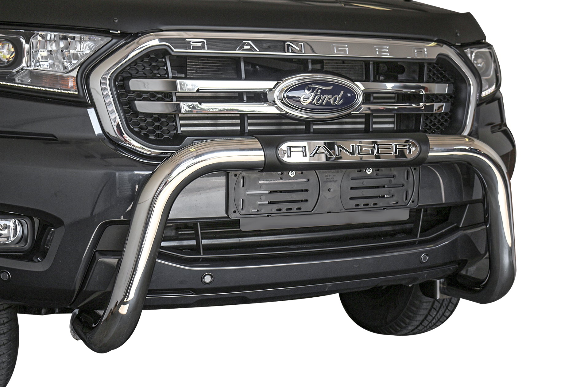 Ford Ranger Nudge Bar 2016+ Stainless Premium PDC — Evorevo4x4