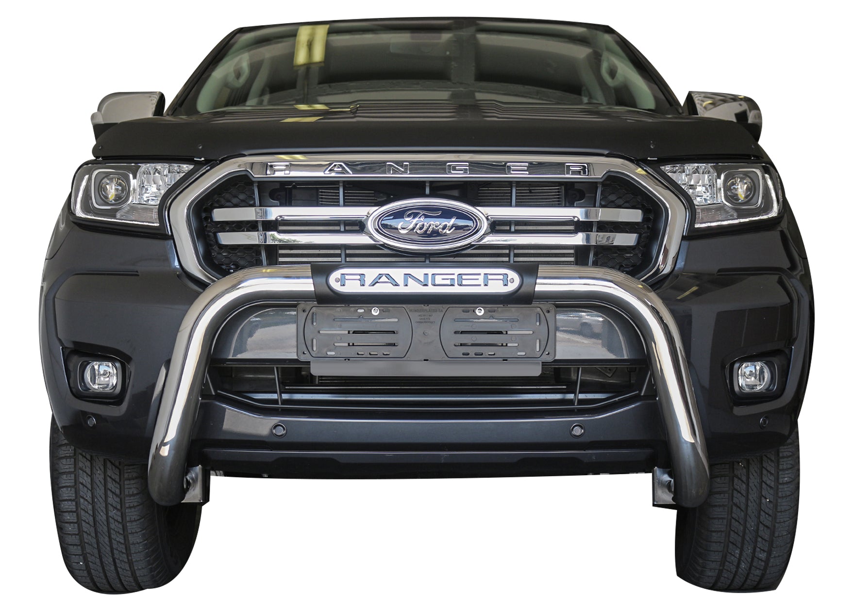 Ford Ranger Nudge Bar 2016+ Stainless Premium PDC