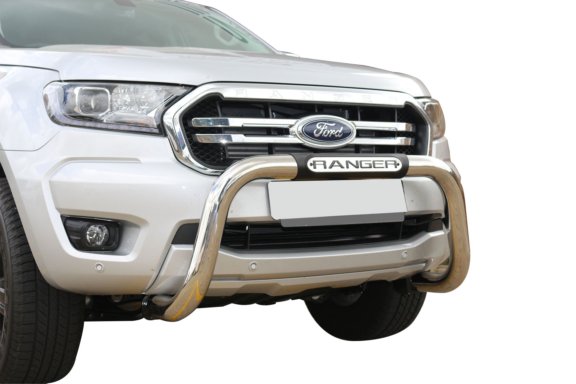 Ford Ranger Nudge Bar 2016+ Stainless Premium PDC — Evorevo4x4