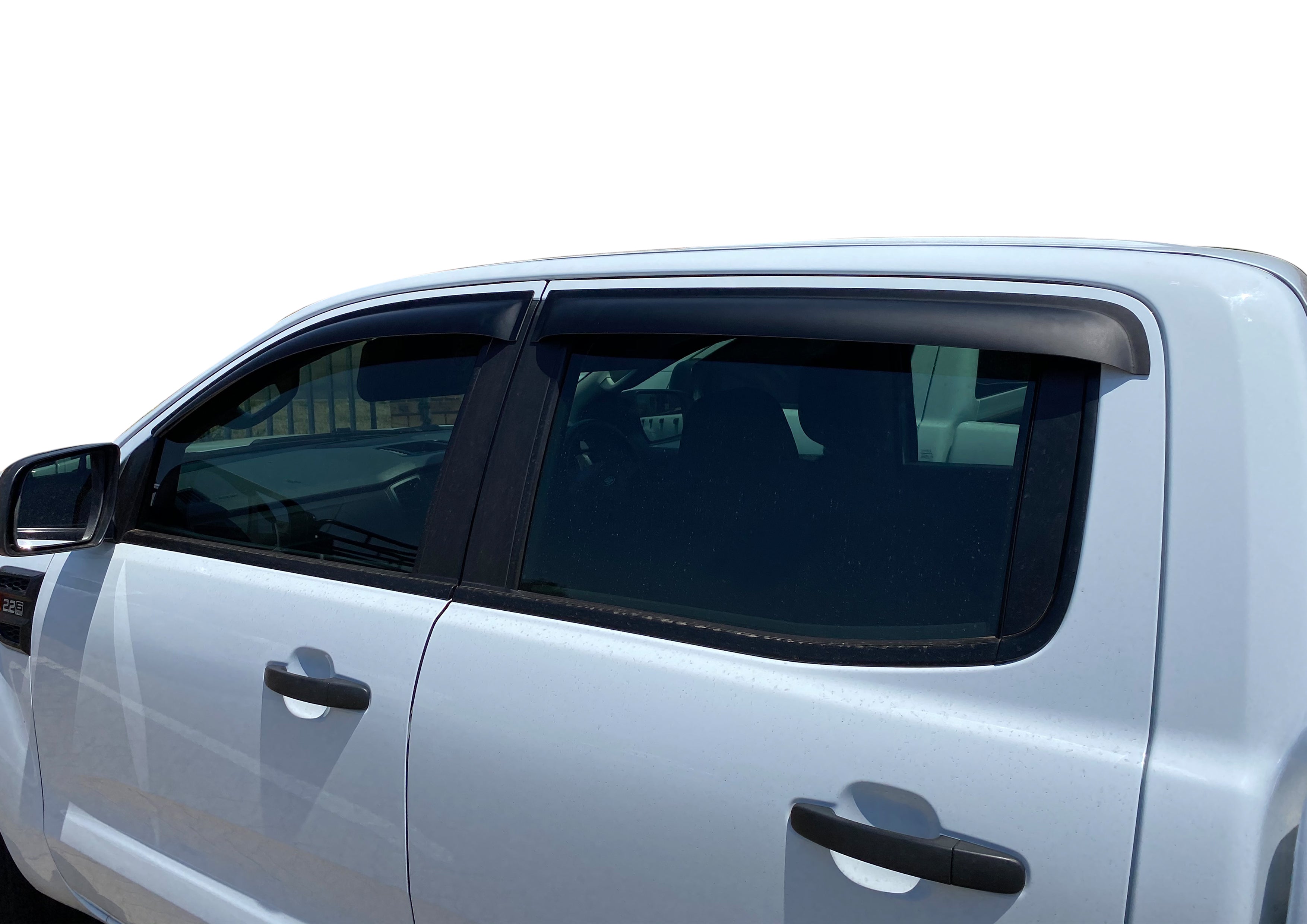 Ford Ranger Doublecab Matt Black Windshields 2012+