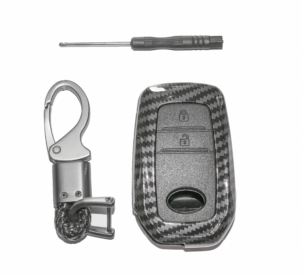 Toyota Hilux / Fortuner Key Cover Carbon 2019+ — Evorevo4x4