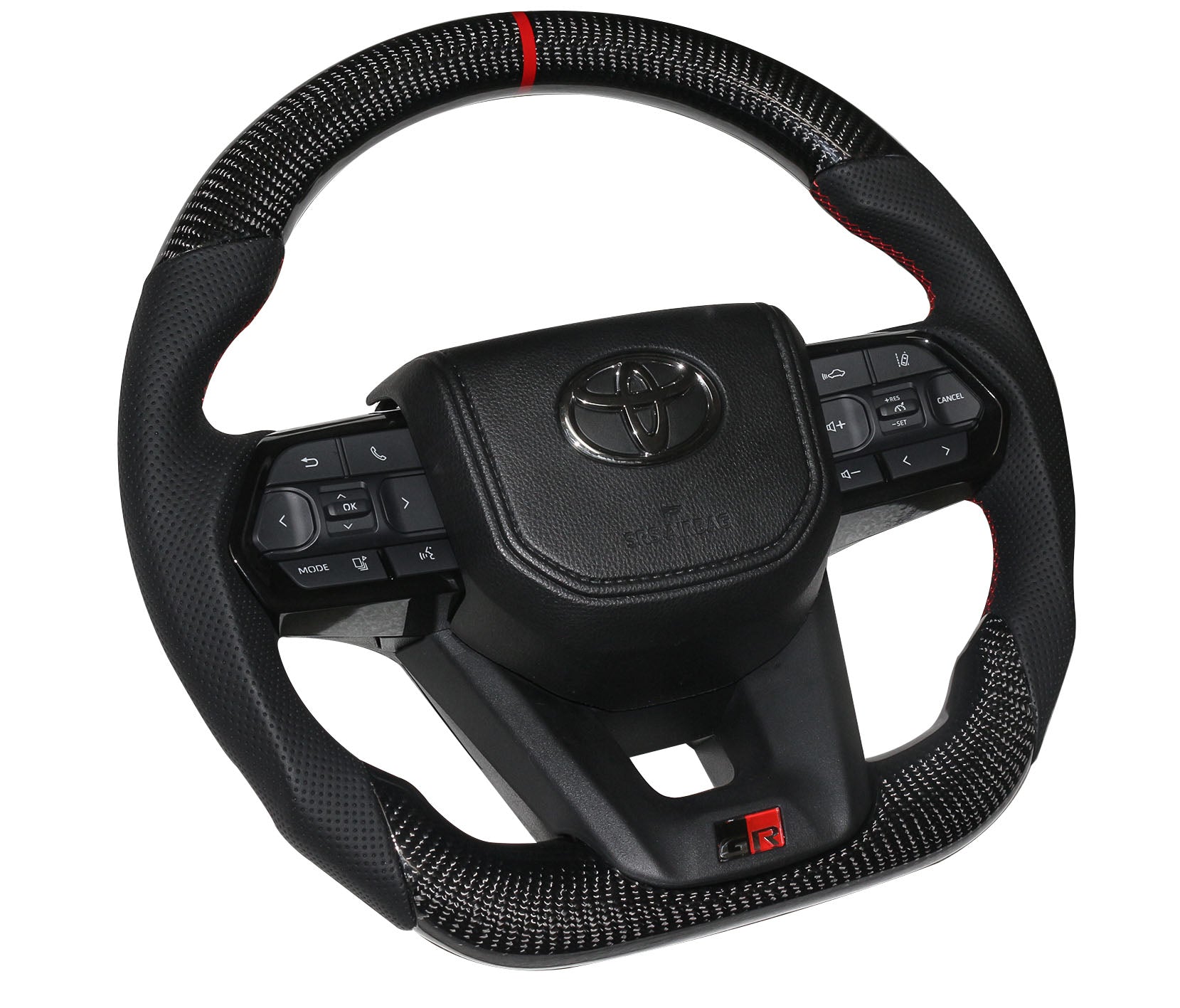 Toyota Land Cruiser Carbon Steering Wheel Black 70 Series