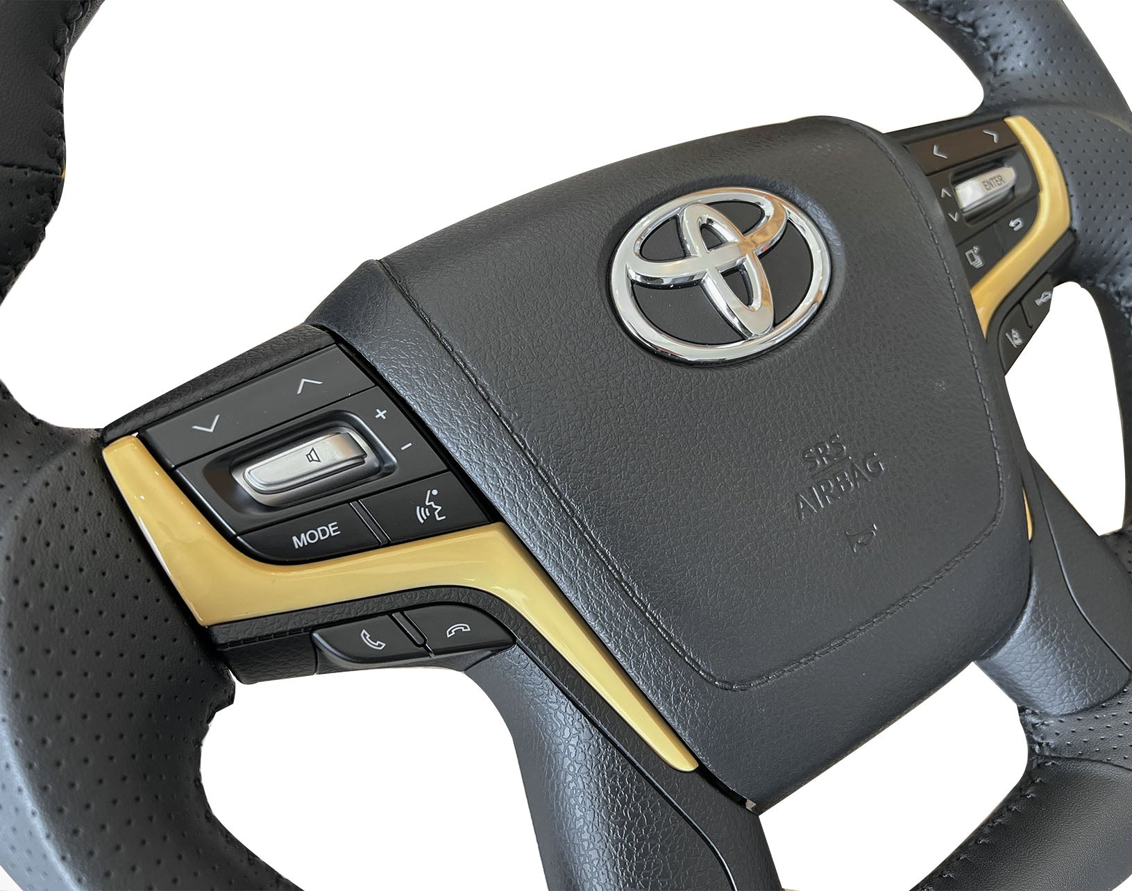 Toyota Land Cruiser Sandy Beige Steering Wheel